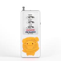 China OJADE OE-7018 Handheld FM Auto Scan Radio with LED Light 3.5mm Earphone 105x43x22mm for sale