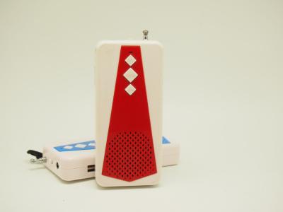 China USB FM Radio Receiver 88-108MHz 1W Output Portable ABS Player with TF Card Slot for sale