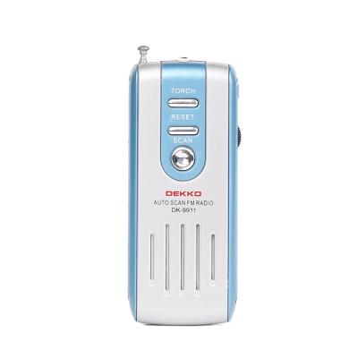 China Portable FM Auto Scan Radio 88-108MHz Built In Speaker Ultralight OE-1302 for sale