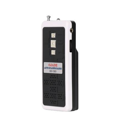 China OEM FM Radio Built In Speaker Dry Battery Powered Ultralight 88-108 MHz for sale
