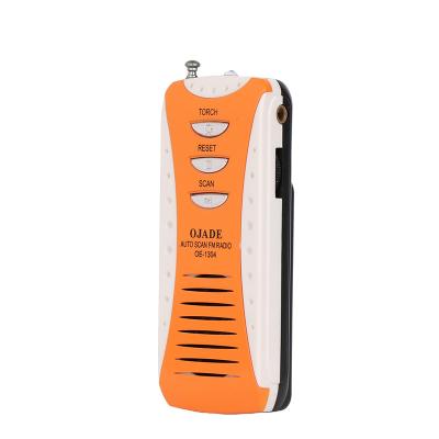China Portable FM Auto Scan Radio 88-108MHz Built-In Speaker Ultralight Dry Battery Powered for sale