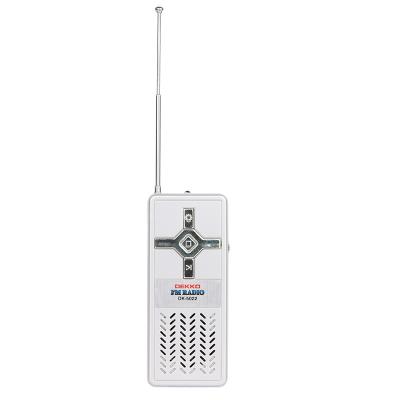 China Ultralight FM Auto Scan Radio with Built-in Speaker Dry Battery Powered OEM Color 88-108MHz for sale