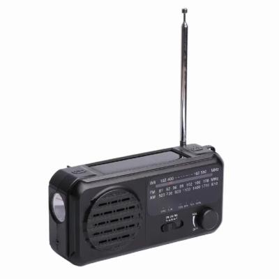 China Portable AM FM WB Radio with Solar Hand Crank 2000mAh Power Bank Emergency SOS for sale