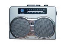 China Portable AM FM Radio Cassette Player Retro 2 Band 3 Inch Speaker 2 AA Battery OEM Custom for sale