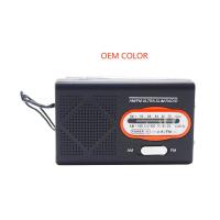 China AM FM Dual Band Pocket Radio Portable Desktop Easy Operate Elderly Health Entertainment Walkman AA Battery for sale