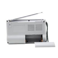 China White AM FM 2 Band Desktop Radio with DSP Chip 155x45x100mm Outdoor Player for sale