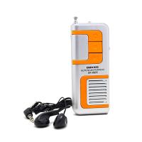 China OEM Color FM Pocket Radio with Built-in Speaker and Flashlight 105x43x22mm for sale