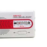 China Portable AM FM 2 Band Radio Receiver Adjustable Volume 95x58x23mm Emergency Radio for sale