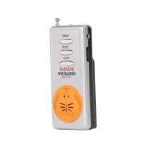 China UM3x2 Battery Operated FM Speaker Radio Auto Scan Ultralight with Antenna 88-108MHz for sale