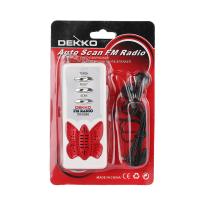 China Portable FM Radio 88-108 MHz Auto Scan Speaker Powered by 2 AA Dry Battery for sale