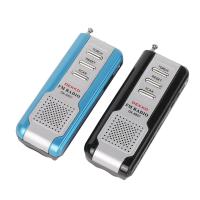 China DEKKO Compact FM Speaker Radio with LED Light Mini Pocket Radio DK-8807 Dry Battery for sale