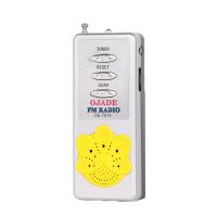 China Auto Scan FM Radio 88-108 MHz Built-In Speaker Stereo Earphone Portable Battery Powered for sale