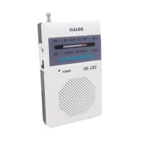 China OJADE OE-1206 Pocket AM FM Radio Built In Speaker Antenna Compact Portable 2 AA Battery for sale