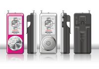 China PANTONE OEM FM Radio Dry Battery 88-108 MHz Portable Speaker Lightweight for sale