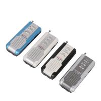 China Private Model FM Speaker Radio With Mini Flashlight Support Custom FM Frequency for sale
