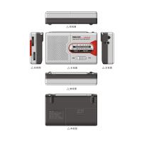 China DEKKO DK-2012 Pocket AM FM Radio with Headphone Jack Battery Powered Silvery for sale