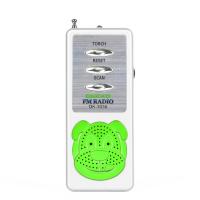 China DEKKO DK-3036 Portable Mini FM Radio Auto Scan with Flashlight 88-108 MHz for sale