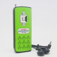 China Private Model FM Auto Scan Radio Ultralight Design 88-108MHz Dry Battery OE-1302 for sale