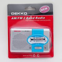 China DEKKO DK-2012 Pocket AM FM Radio Battery Operated 2 AA with 3.5mm Earphone Jack for sale