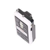 China Ultralight FM Speaker Radio Auto Scan 88-108MHz UM3x2 Battery OEM Logo Promotional Gift for sale