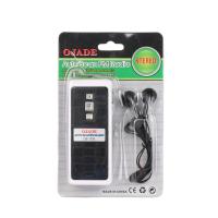 China Ultralight FM Speaker Radio Auto Scan 88-108MHz UM3x2 Battery OEM Logo Promotional Gift for sale