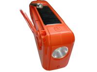 China AM FM WB Emergency Solar Hand Crank Radio with 2800mAh Power Bank and 1W LED Flashlight for sale