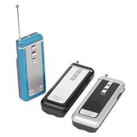 China Mini FM Radio with Speaker 78g Portable Handheld ABS Plastic Outdoor Radio for sale