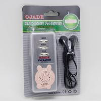 China OJADE OE-7015 Battery Power FM Speaker Radio Auto Scan 88-108MHz Super Light Mini Radio for sale