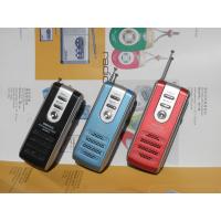 China Battery Powered FM Speaker Radio Portable 105mm Mini 108MHz with Earphone Jack for sale