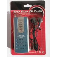 China Battery Powered FM Speaker Radio Portable 105mm Mini 108MHz with Earphone Jack for sale