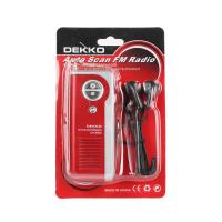 China DEKKO DK-8809 Private FM Speaker Radio 88-108 MHz Portable Auto Scan with Mini Flashlight for sale