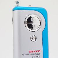 China DEKKO DK-8809 Private FM Speaker Radio 88-108 MHz Portable Auto Scan with Mini Flashlight for sale