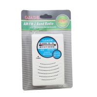 China Mini Portable AM FM Radio ABS Plastic Pocket Radio with Speaker 108MHz for sale