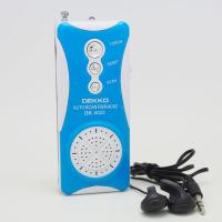 China ABS Battery Operated FM Radio 78g Wireless Speaker Radio System FM88-108MHz for sale