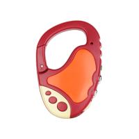 China Outdoor FM Radio Speaker 19mm FM88-108MHz Powered by AG13 Batteries Portable Hiking Buckle Radio for sale