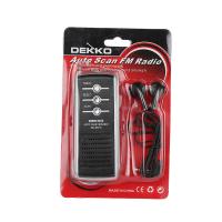 China DEKKO DK-9913 Auto Scan FM Portable Radio with Internal Speaker Dry Battery Mini Radio for sale