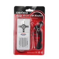 China Ultralight FM Auto Scan Radio with Built-in Speaker Dry Battery Powered OEM Color 88-108MHz for sale