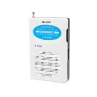China Portable AM FM Radio Receiver with Telescopic Antenna Built In Speaker 10x6.2x2.3cm for sale