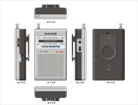 China XIBOMAN OE-1202 Portable AM FM Radio ABS Plastic Pocket Mini Size 10x6.2x2.3cm for sale
