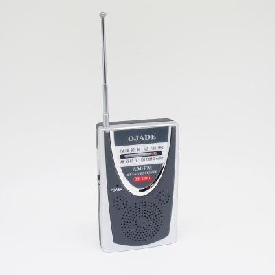 China OE-1201 Portable AM FM Radio with Bluetooth Support Earphone Listen AA Battery Powered for sale