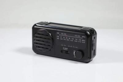 China Multi-Functional Solar Power Radio AM FM WB 3 Band with 2000mAh Power Bank SOS Light for sale