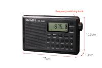 China Bluetooth Portable AM FM SW Radio 50 Channel Memory LCD Display Type-C 2000mAh for sale