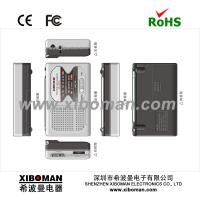 China Portable AM FM Radio Receiver 2 Band Emergency Radio with AA Battery Powered 95x58x23mm for sale