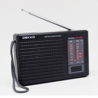 China Desktop Radio AM FM with Speaker DC Adapter FM 76-108 Mhz High Sound for sale