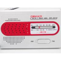 China DEKKO DK-2020 Portable AM FM Radio with Bluetooth Built-in Antenna 2 AA Battery Powered for sale