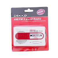 China DEKKO DK-2020 Portable AM FM Radio with Bluetooth Built-in Antenna 2 AA Battery Powered for sale