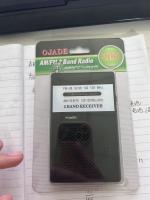 China OJADE OE-1201 AM FM Radio Receiver Portable Manual Tuning with Headphone Jack for sale