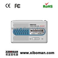 China DEKKO DK-2020 Pocket AM FM Radio Portable Mini Radio with Built-in Antenna 2 AA Battery Powered for sale