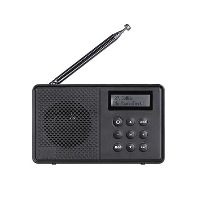 China DAB Digital Radio with FM Tuner Portable Compact Design LCD Display and Headphone Jack for sale