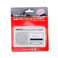 China DEKKO DK-2020 Mini AM FM Radio Pocket Portable with Built-In Antenna 2 AA Battery Powered for sale